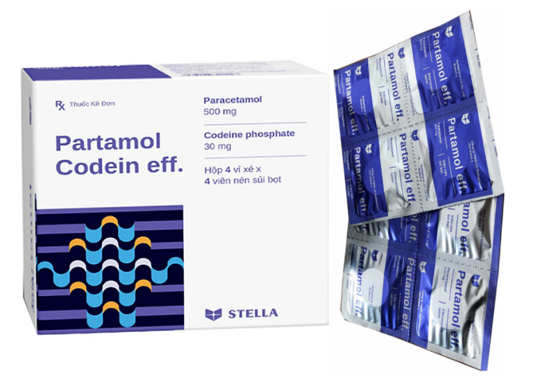 Thuốc giảm đau gây nghiện - Partamol Codein