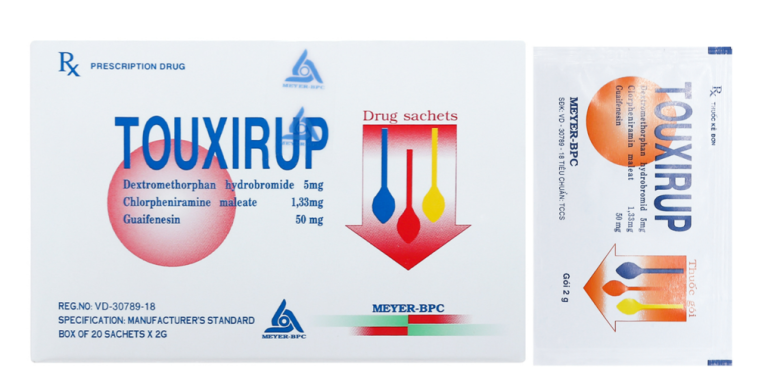 Thuốc điều trị ho, long đờm - Touxirup