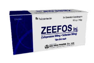 Thuốc kháng sinh tiêm phổ rộng - Zeefos Inj