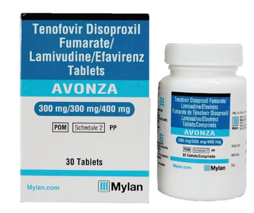 Thuốc trị HIV - Avonza (Tenofovir/Lamivudine/Efavirenz Mylan) | Pharmog